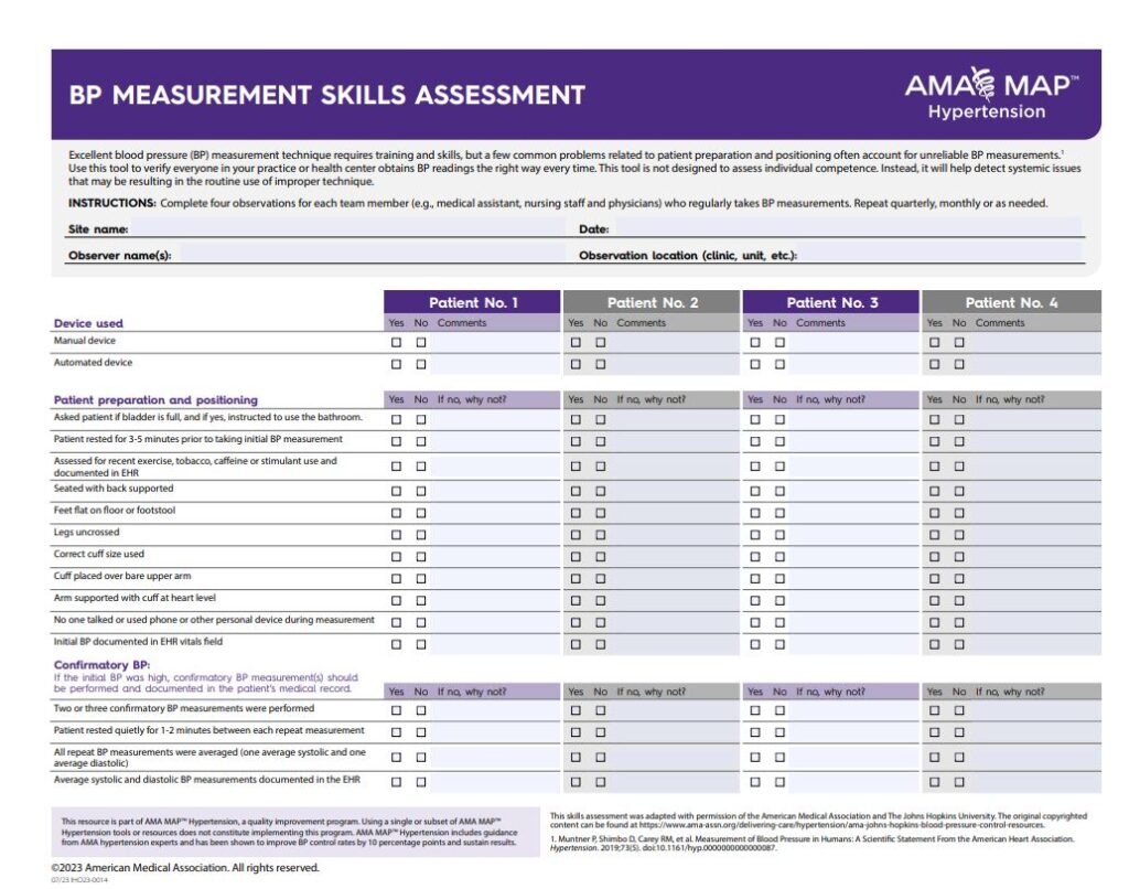 Technique Quick Check – Target:BP