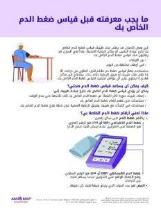 What to know before taking your own blood pressure- Arabic – Target:BP
