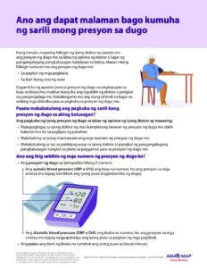 What to know before taking your own blood pressure-Tagalog – Target:BP
