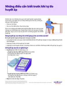 What to know before taking your own blood pressure- Vietnamese – Target:BP