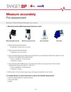 Measure-Accurately-Pre-assessment – Target:BP